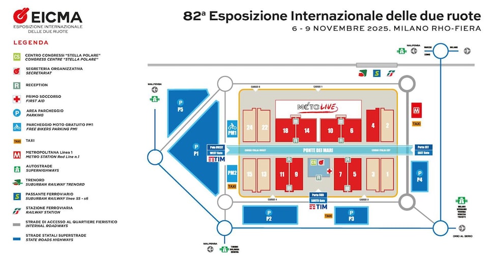 Eicma 2025: le informazioni utili - Il Sole 24 ORE